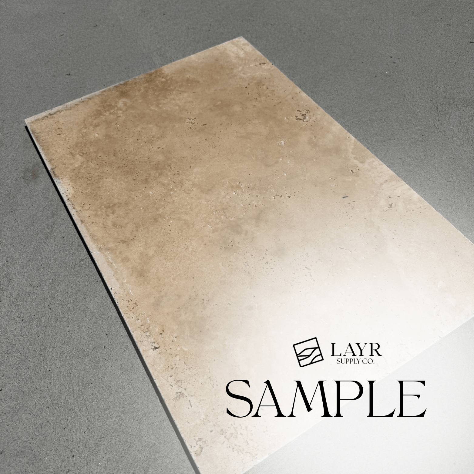 Sample – Classic Travertine Tile & Paver – Layr Supply Co.